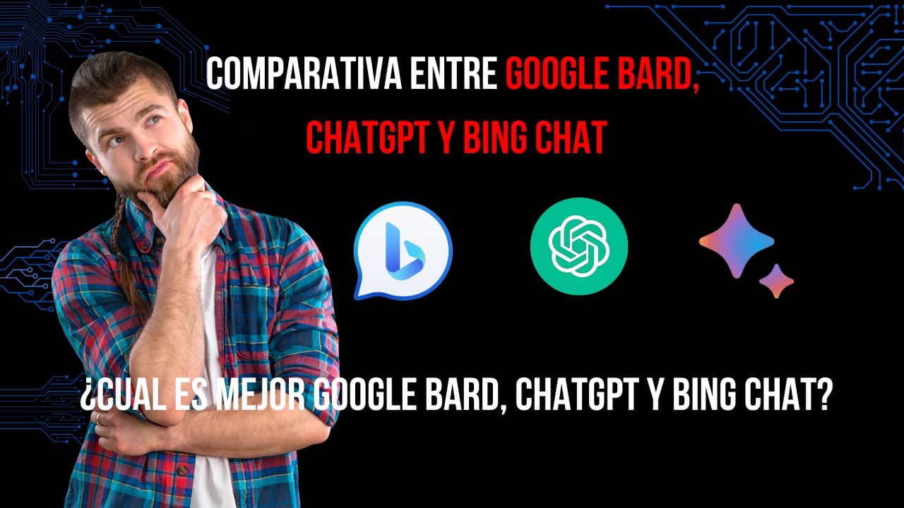 Comparativa entre Google Bard, ChatGPT y Bing Chat: 12 diferencias ...